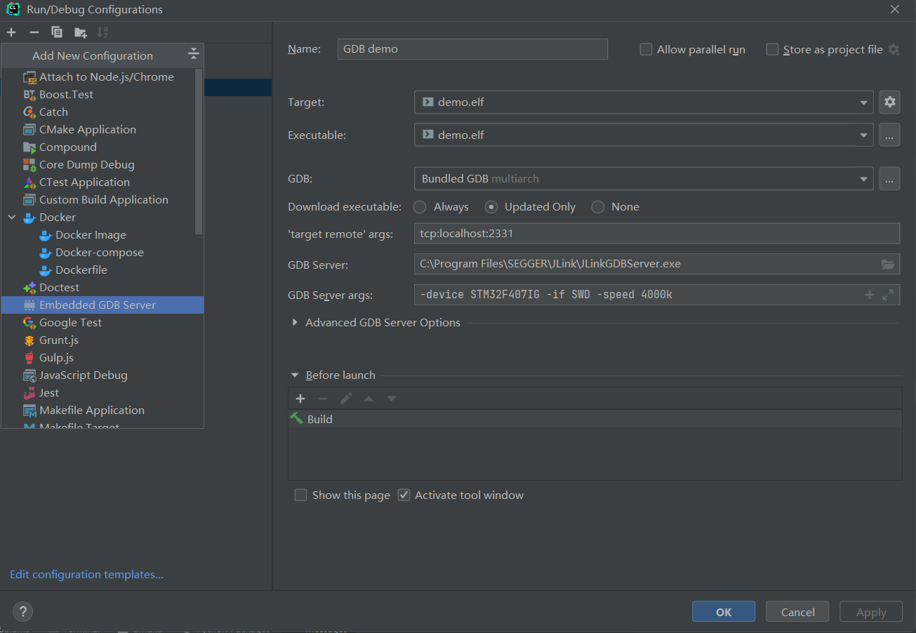 CubeMX + CLion 配置 STM32 开发环境 - Hello World 技术知识库